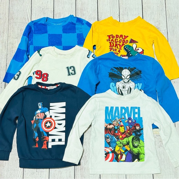 Marvel | Shirts & Tops | Marvel Spider Man Captain American Graphic Top ...